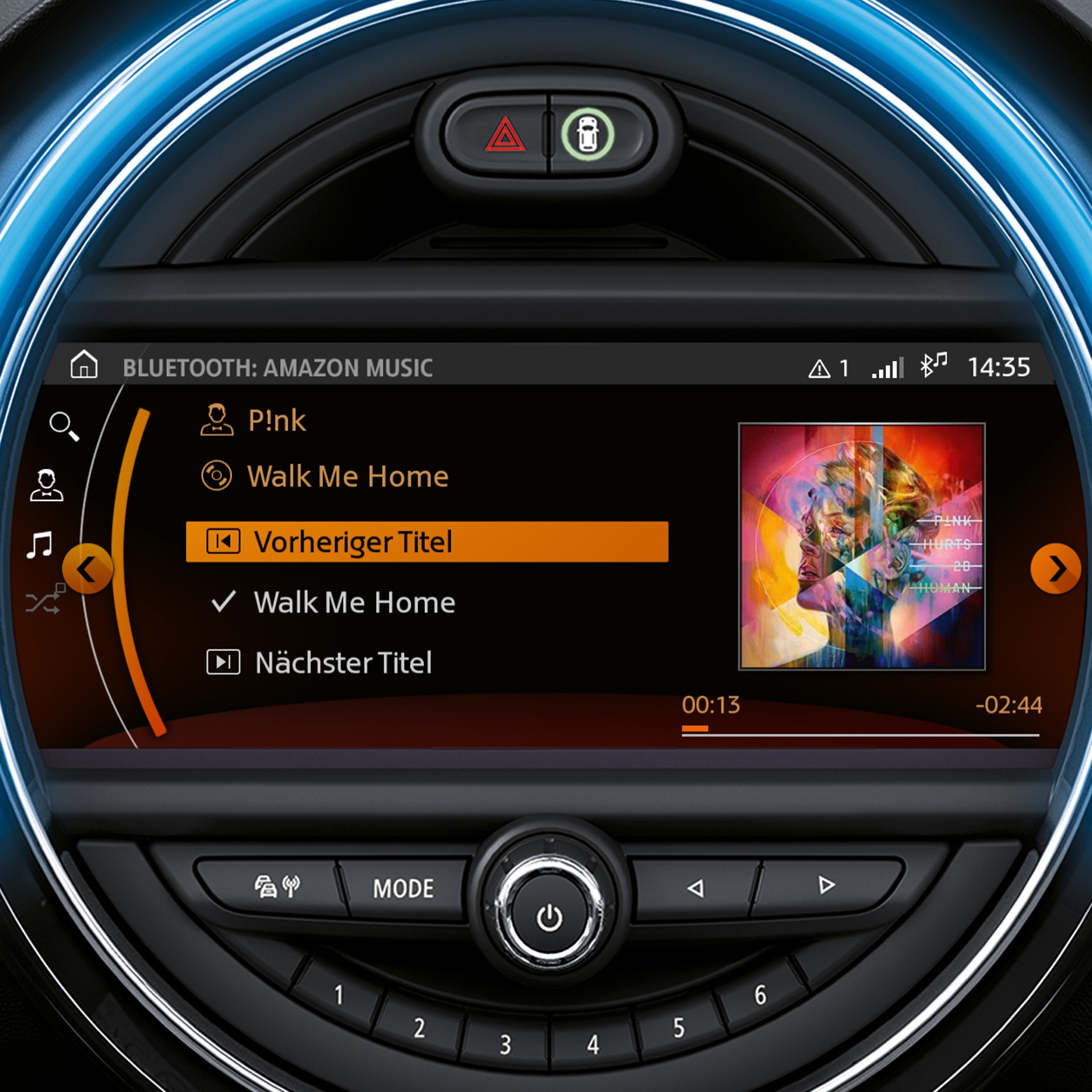 Funcionalidades do MINI Connected
